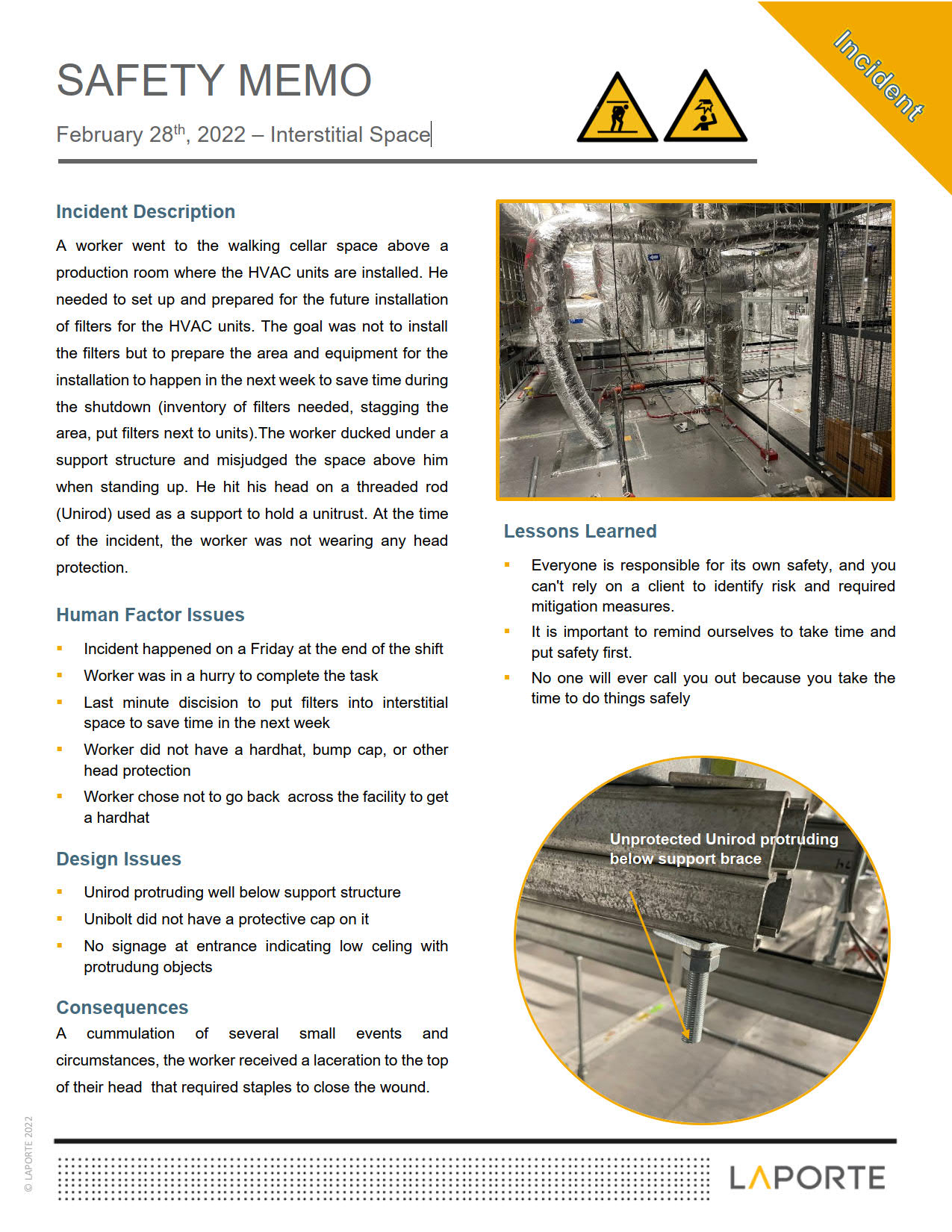 Incident - Interstitial Spaces - Laporte Consultants