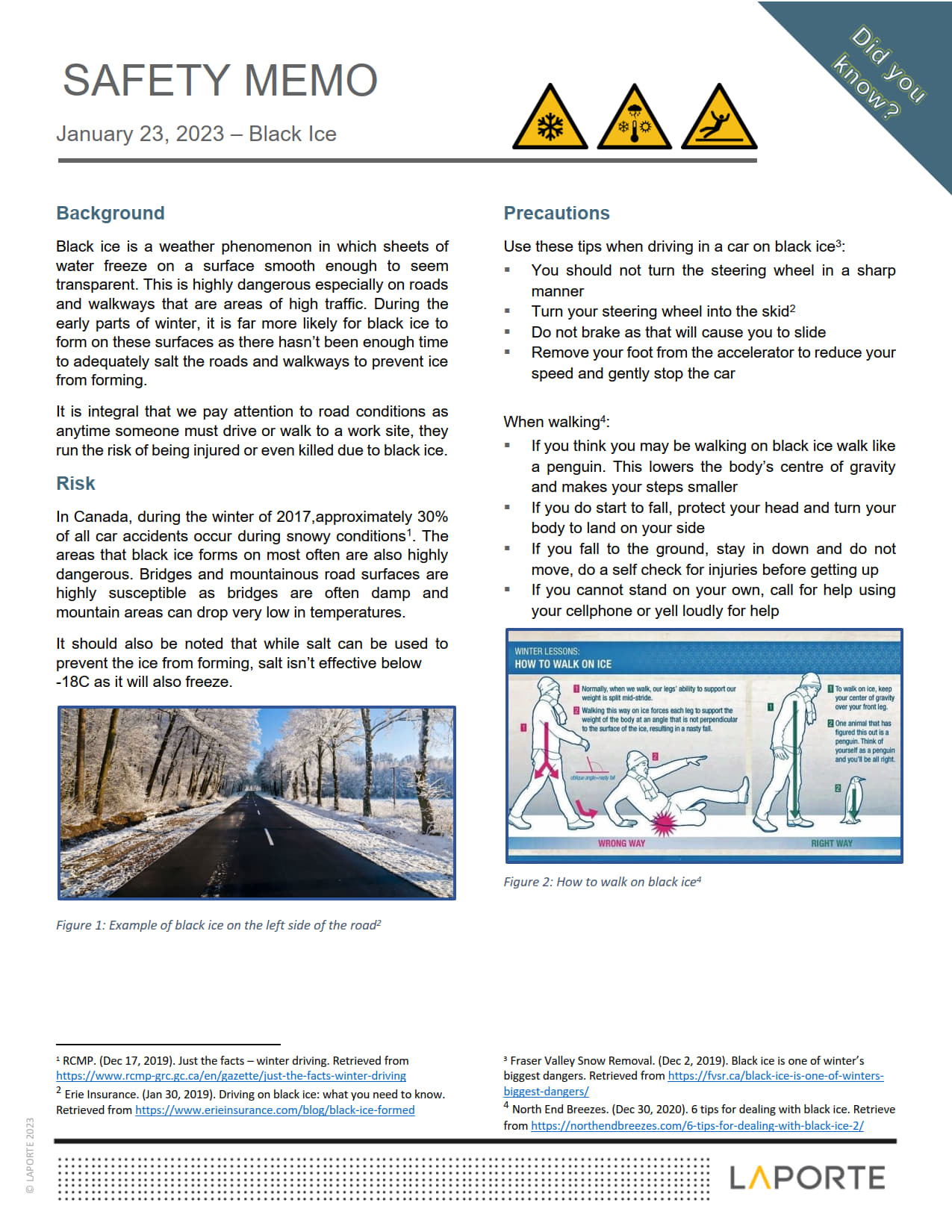 Black Ice - Laporte Consultants